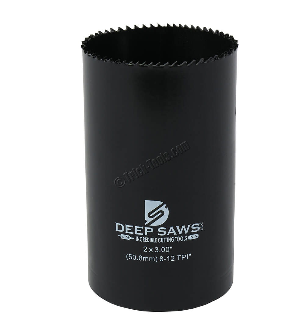 2 inch OD Deep Saws Extended Length Hole Saw 8 12 tpi