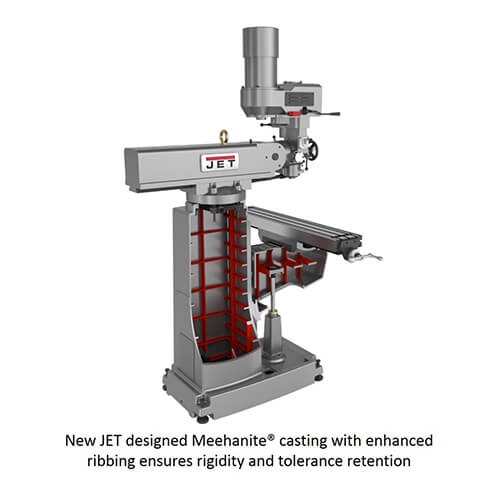 JET JTM-949EVS Vertical Milling Machine