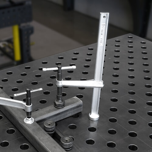 TWM28-30-12, Bessey 28mm Heavy-Duty Welding Table Clamp with MorPad